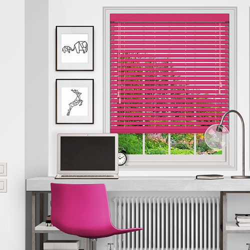 Pink Window Blinds - Candy, Hot Pink Fabric Shades, Free Samples ...
