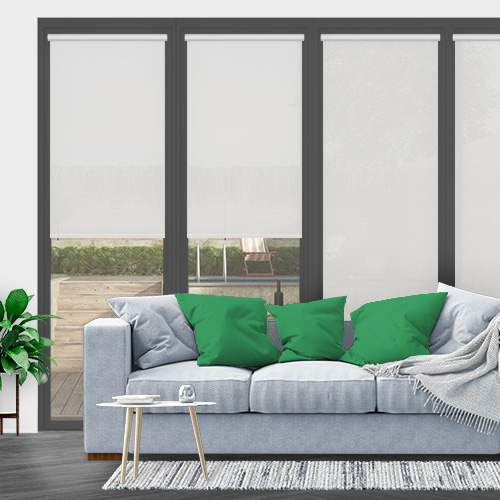 Atlantex White Roller Shade - Solar Reflective Fabric