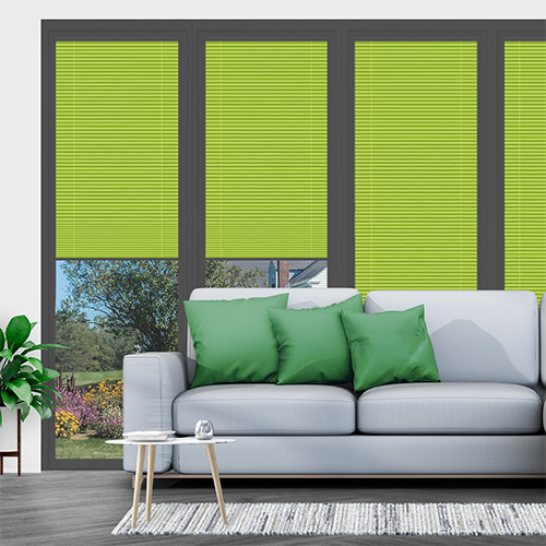 Clic No Drill Apollo Grass (BO) - 20mm Honeycomb Pleated Blind