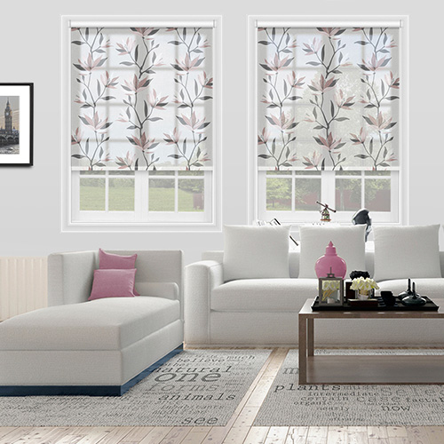 Lily Spring Blossom Roller Blind - Louvolite Light Filtering, Ultra ...