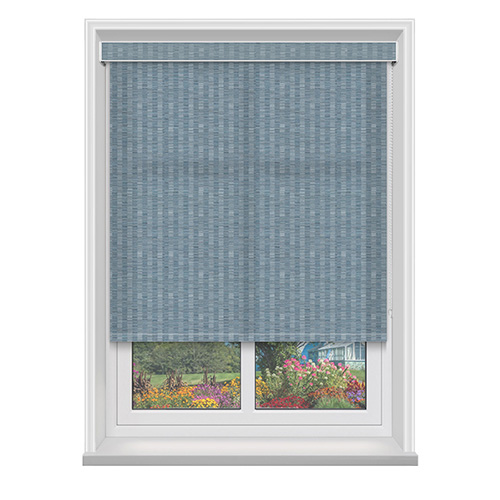 Felix asc Teal with Cassette Roller Blind