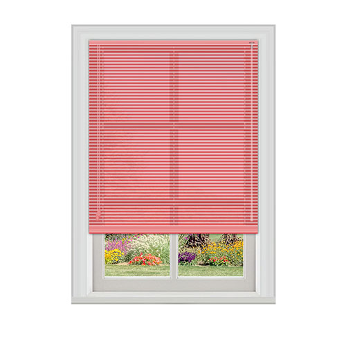 Pretty Pink Aluminium Venetian Blind - 25mm Gloss Finish