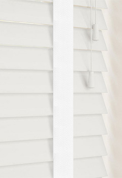 50mm Slat with Tape Wooden Blinds, Made to Measure - Blinds4UK